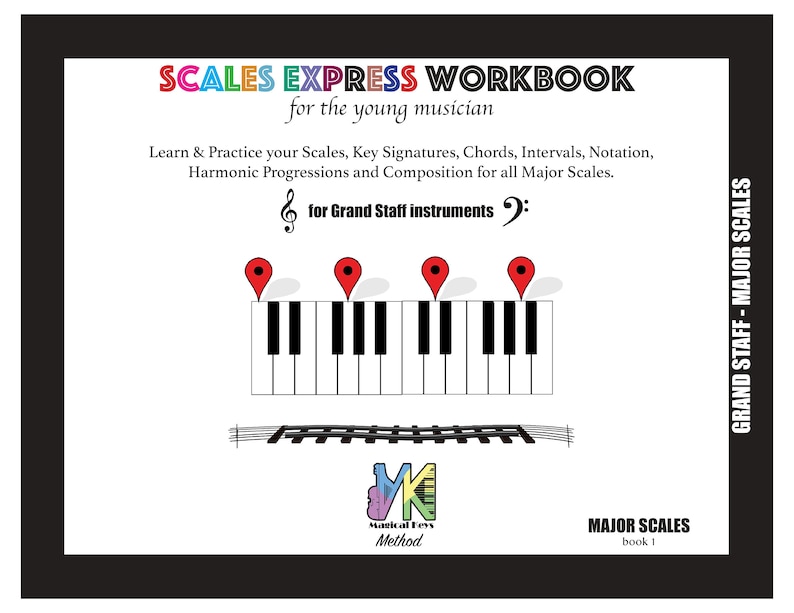 Scales Express Grand Staff Book 1 - Major Scales - Etsy