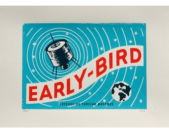 Satellite Label - Etsy