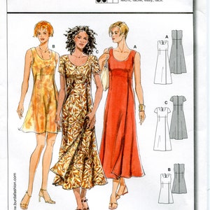 Burda Sewing Pattern 2933 Misses' Dress With Scoop - Etsy