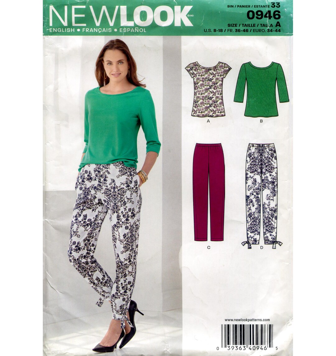 Simplicity / New Look Misses Top and Pants Pattern 0946 ; Sizes 8-18 ...
