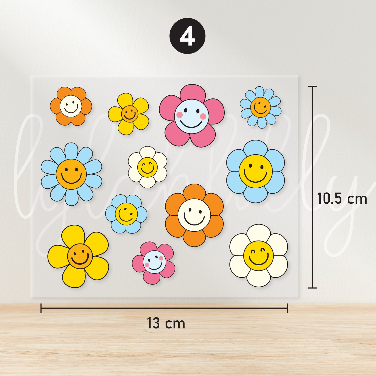 DFT Iron on Heat Transfer Sticker for Cloth Flower Daisy Sunflower DIY ...