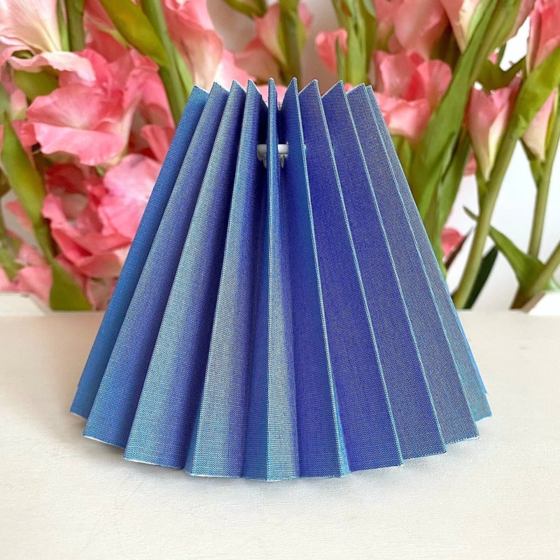 Blue Lamp Shade - Etsy