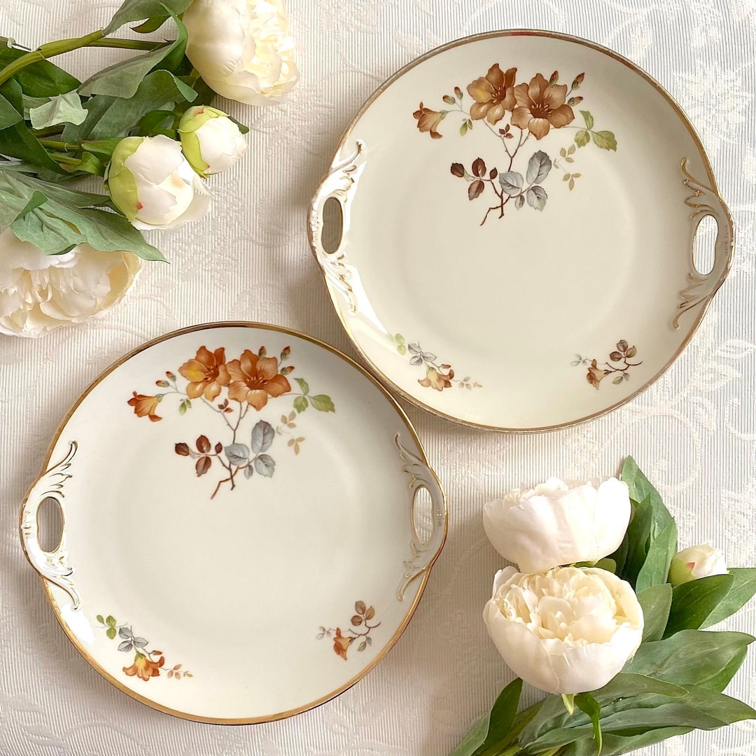 Price is for 1 Plate. Varna Orange Lilies 1910-1920s Antique Københavns ...