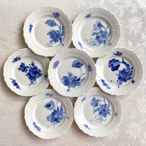 No. 1626 blå Blomst Classic Curved Blue Flower. - Etsy