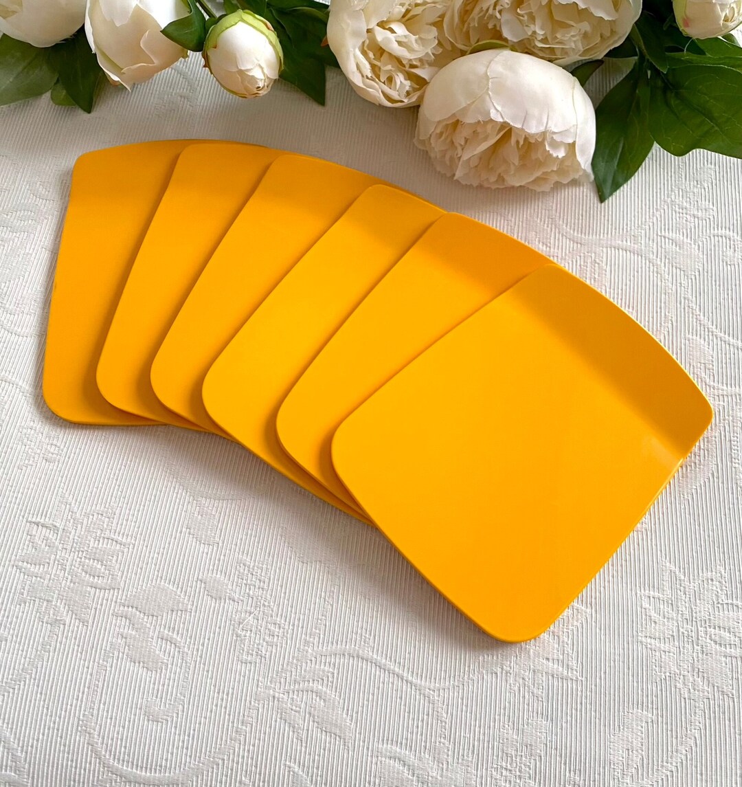 Classic Scandinavian Bread Tray/plate. Vibrant Yellow Rosti Denmark ...