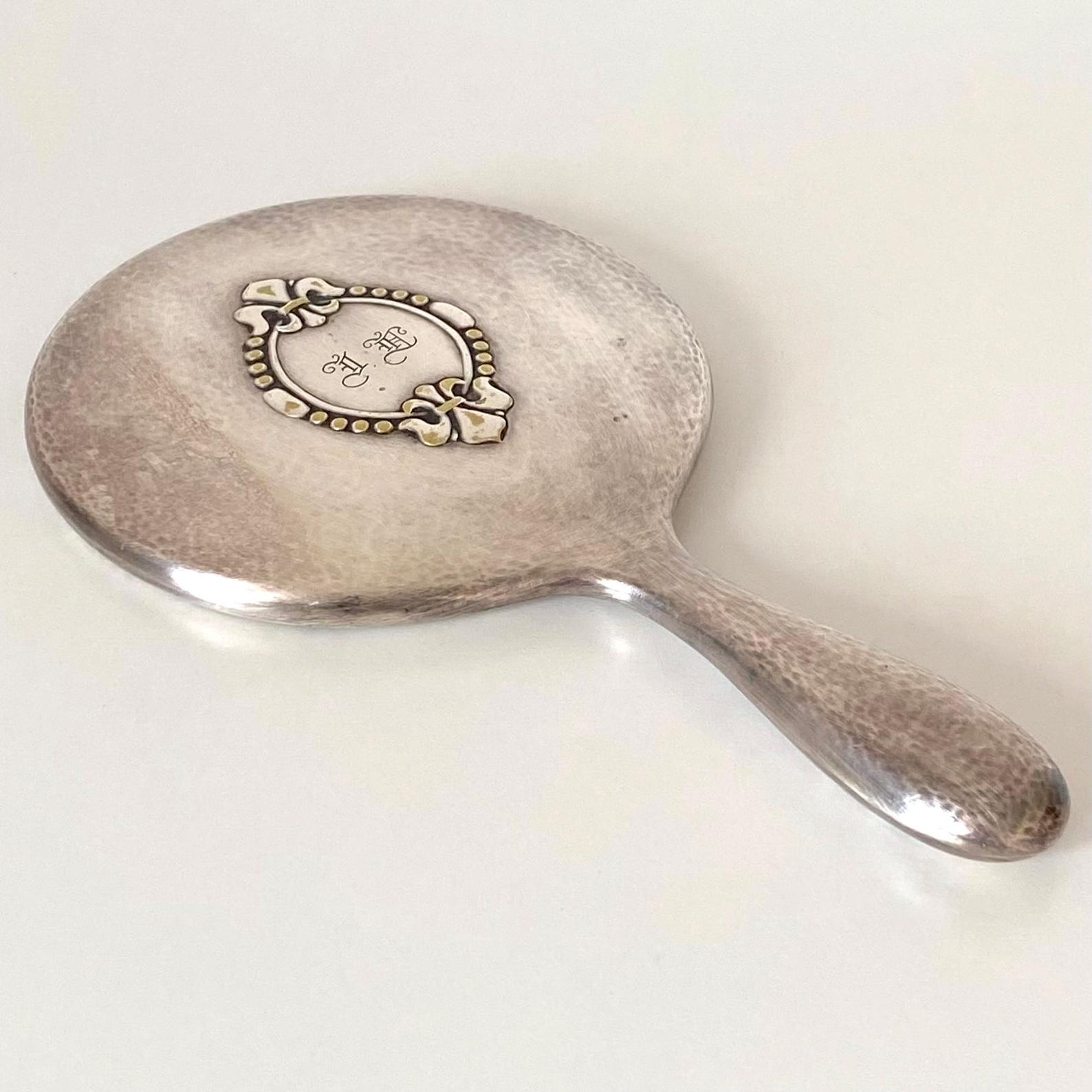 Silver Plated Hand Mirror