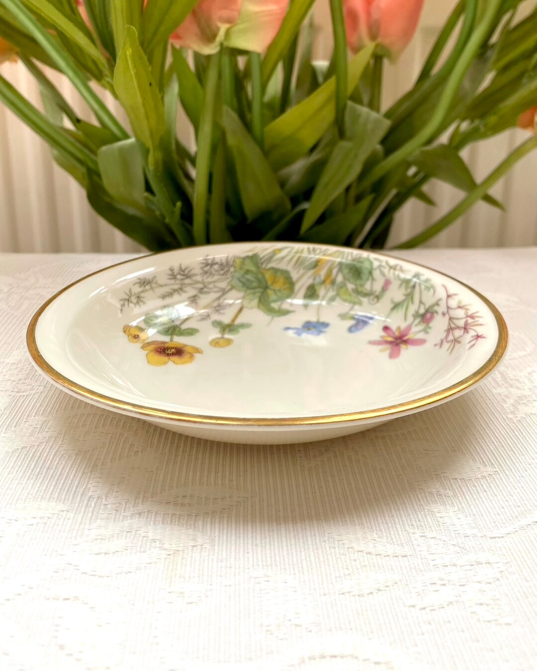 Franconia K&A Krautheim Selb Bavaria Wiesengrund Bergeshöh'n Round Dish ...