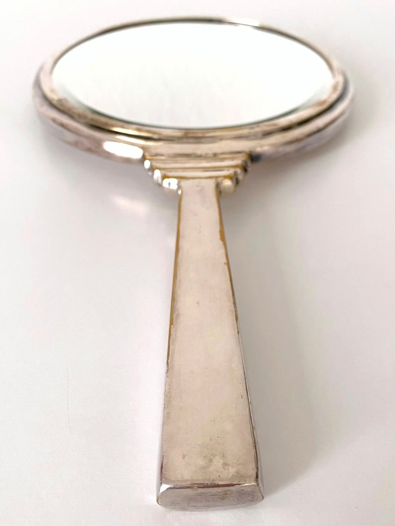 Silver Plated Hand Mirror