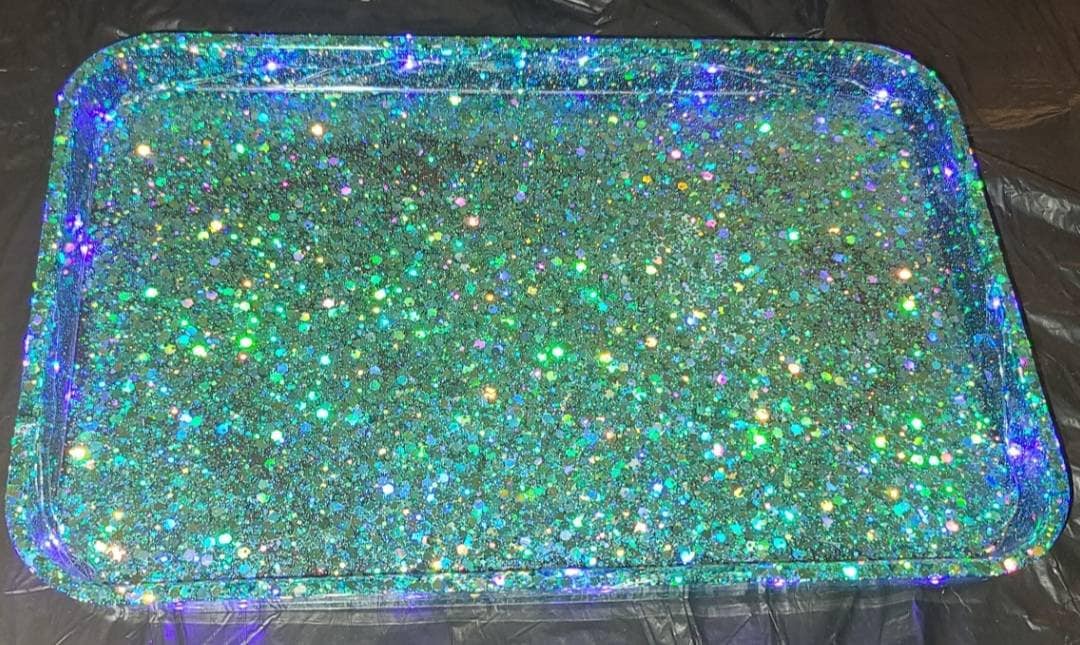 Custom Made Resin Rolling Tray/home Decor Multi-purpose Tray With LED ...