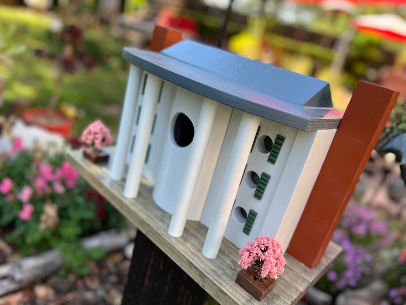 Colonial Style Birdhouse Unique Bird House Handmade charlotte ...