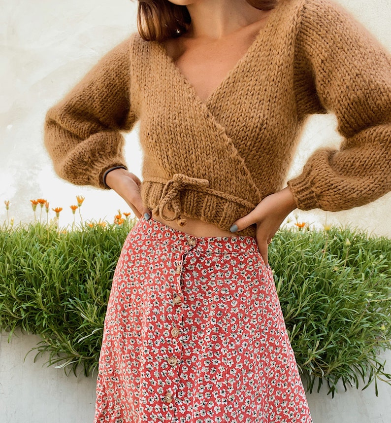 Sahara Wrap Sweater Pattern - Etsy