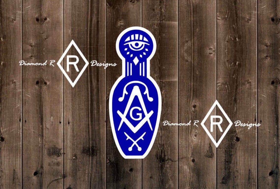 Masonic Blue Slipper Vinyl Decal - Etsy