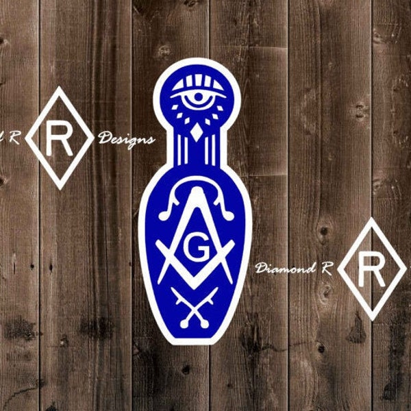 Masonic Blue Slipper Decal - Etsy