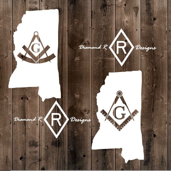 Masonic Blue Slipper Decal - Etsy