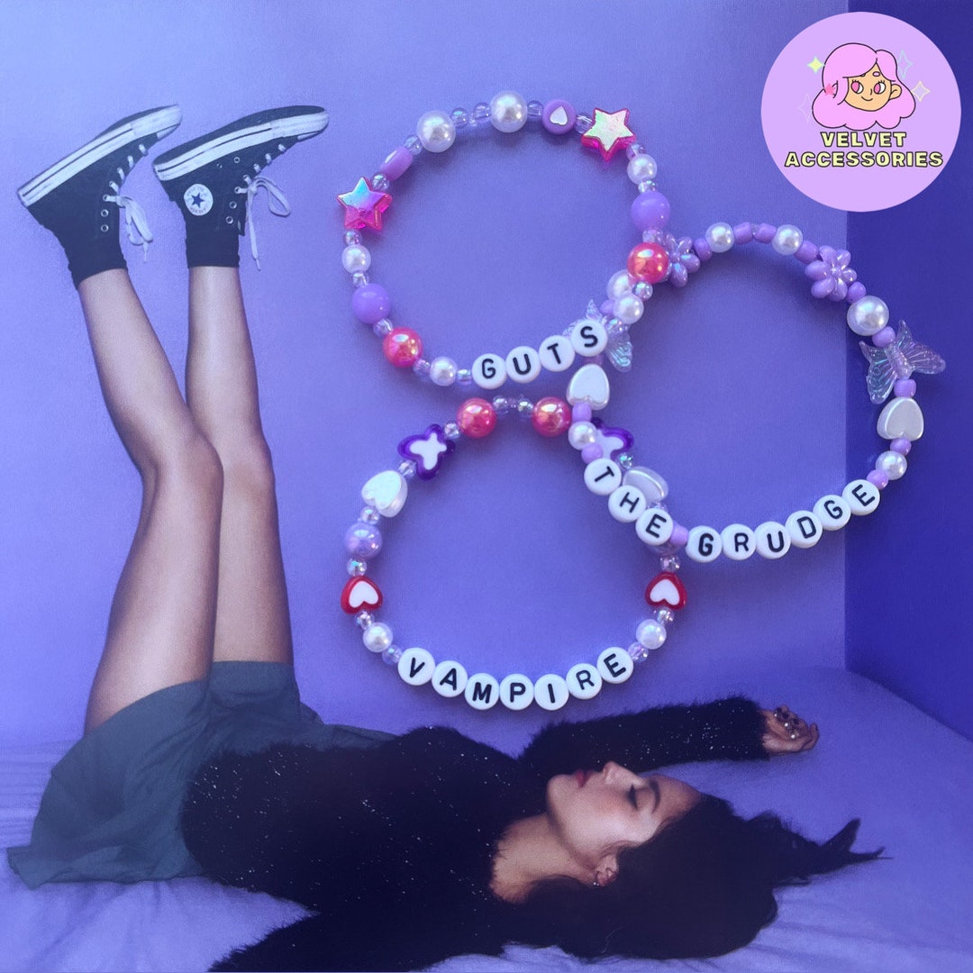 New Olivia Rodrigo - Guts Collection, Set of 3 Beaded Bracelets - Etsy
