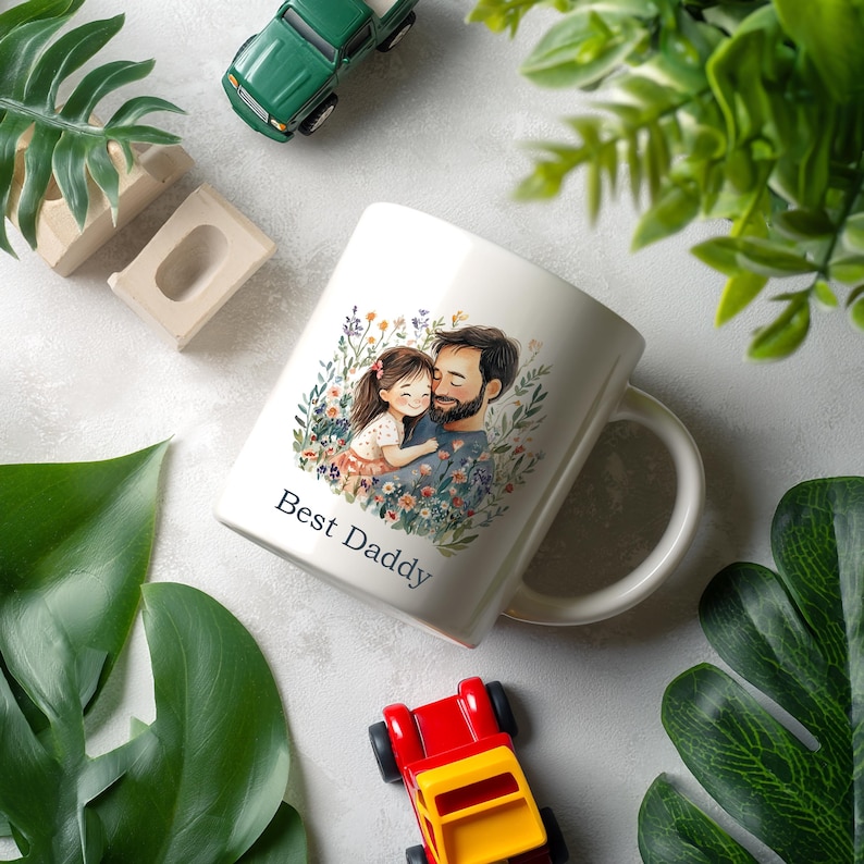 Father and Child Clipart, Watercolor Father's Day Clipart, Father and ...