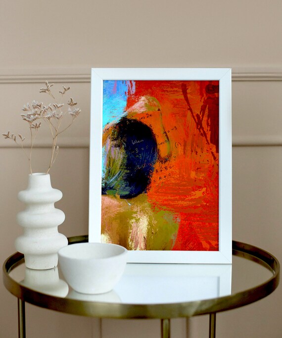 Windswept Printable Wall Art Bold Colors Bedroom Wall Art | Etsy