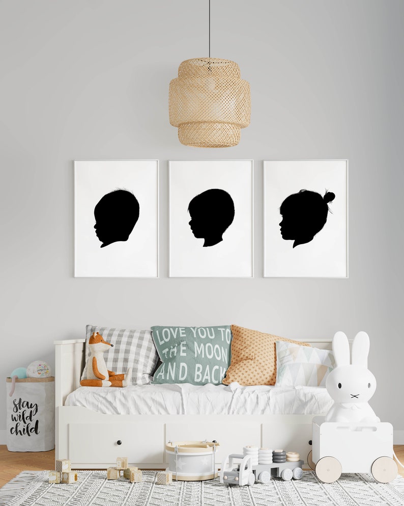 Custom Silhouette DIGITAL PRINT - Etsy