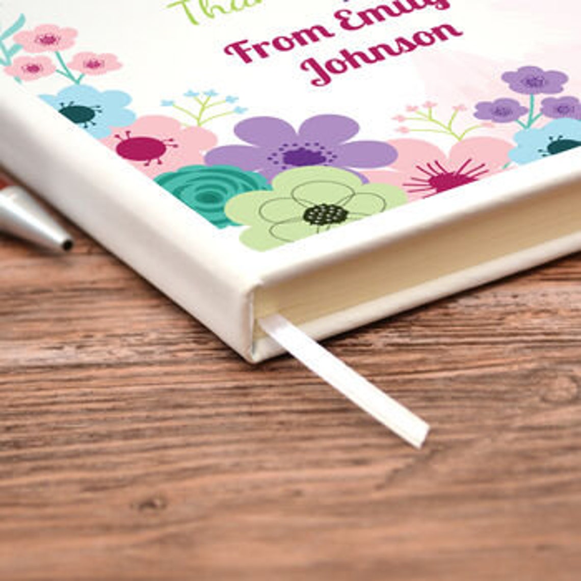 Personalised Thank You Teacher Notebook/journal Diary Blank Pages ...