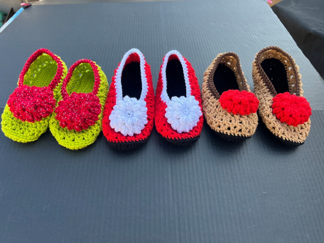 Handmade Crochet Slippers: Women's Warm House Shoes - Etsy