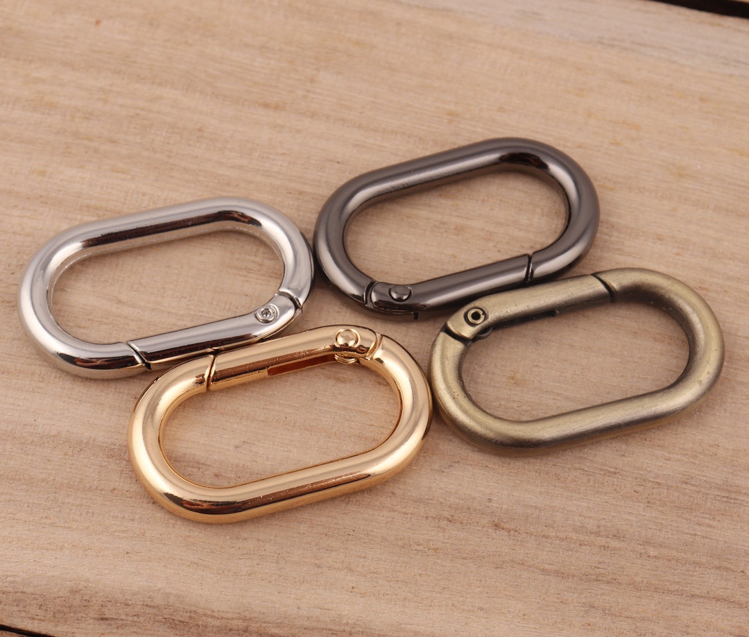 1.25 32mm Inner Oval Spring Clasp Spring O Ring Clasp Metal Oval Ring ...