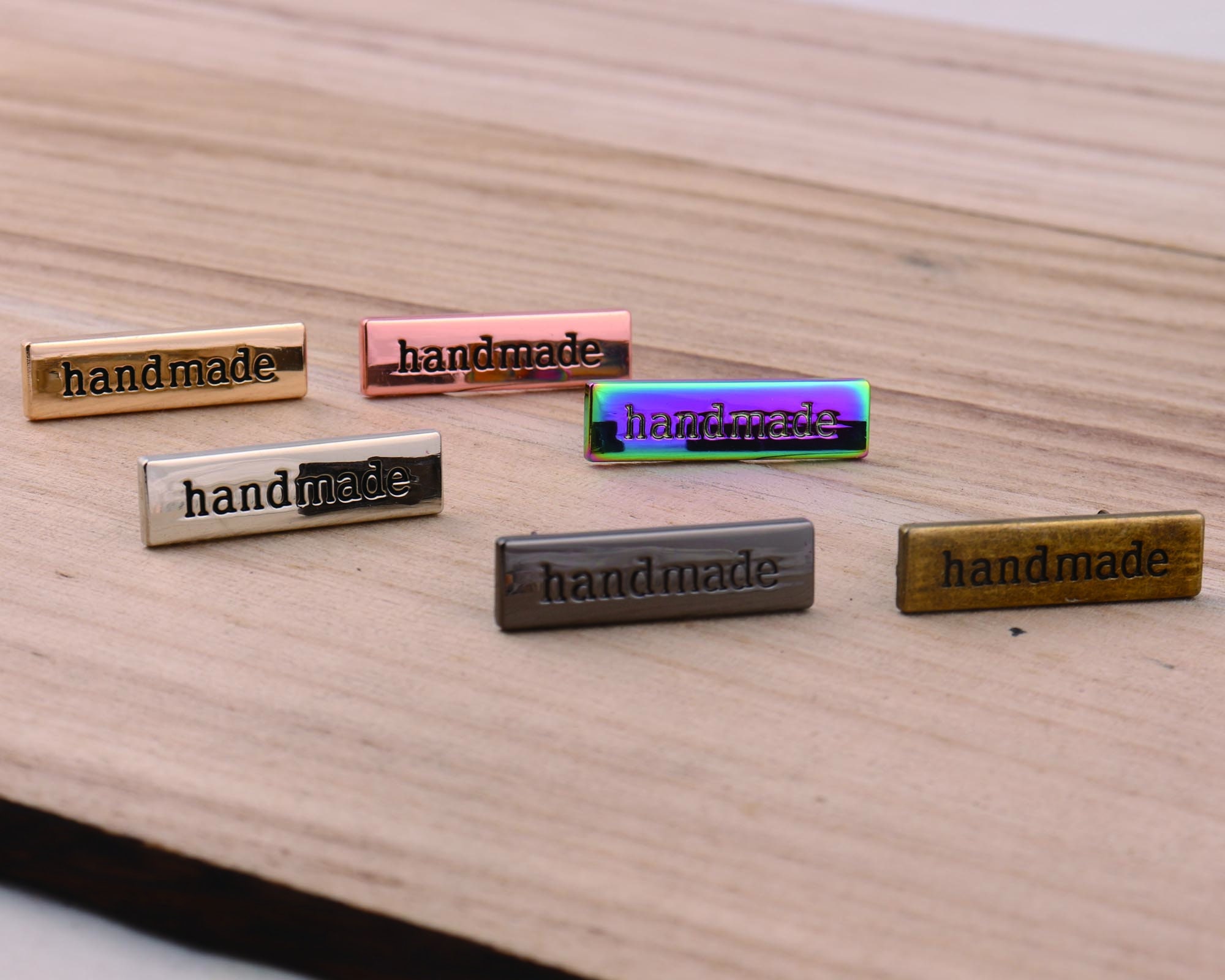 3610mm Bag Label Metal Tags With Feet for Personalized Handcrafted ...