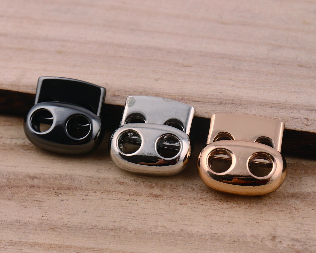 2320mm Metal Toggles Cord Stopper Cord Lock Two Holes Cord Lock Stopper ...