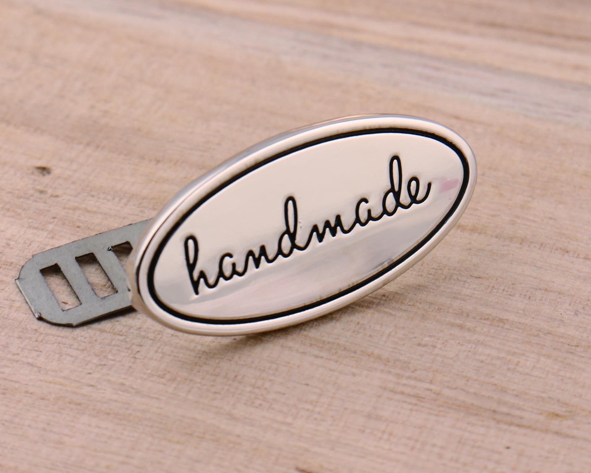 4020mm Bag Label Metal Tags With Feet for Personalized Handcrafted ...