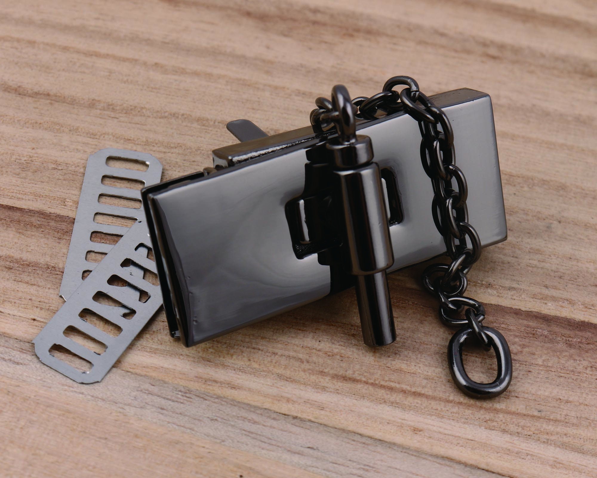 2825mm Rectangle Bag Lock Turn Lock Purse Lock for Bag Making Turn Snap ...