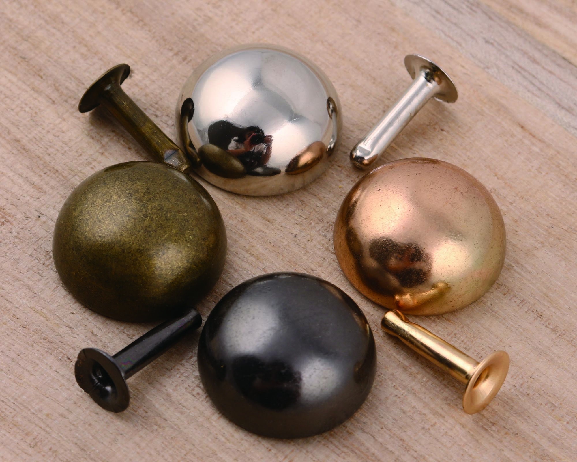 20mm Mushroom Dome Rivets Studs Round Dome Rivet Studs Mushrooms Studs ...