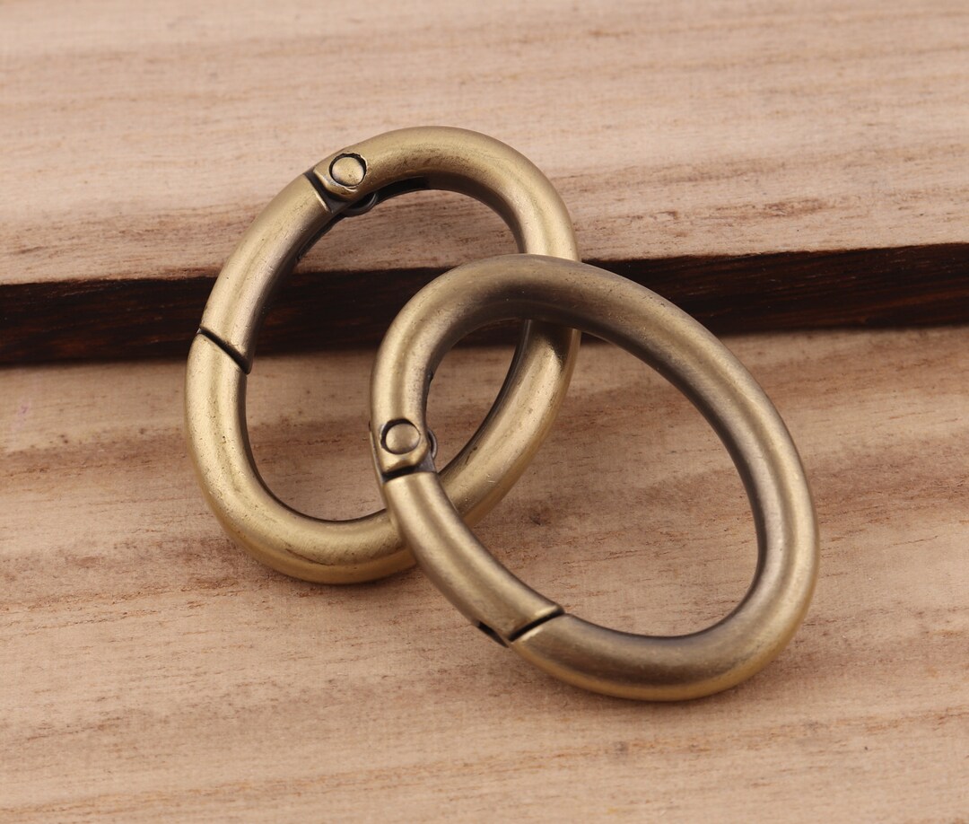 30mm Inner Oval Spring Clasp Spring O Ring Clasp Metal Oval Ring Spring ...