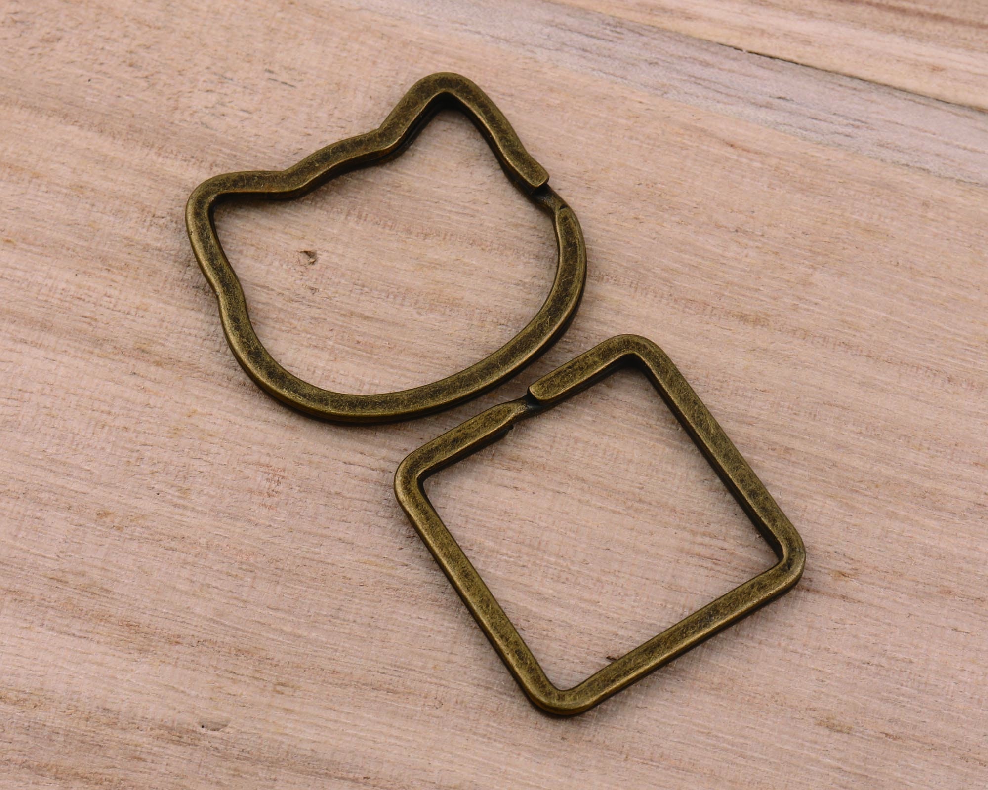 Split Ring Connectors Flat Keyring Split Jump Rings Open Split - Etsy