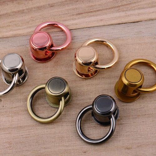 Chain Screw Connector Loop Strap Stud Round Rivet Connector - Etsy