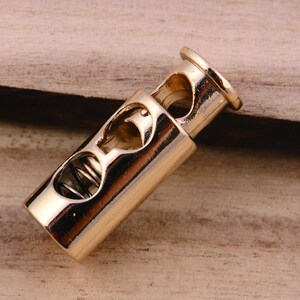 3412mm Metal Toggles Cord Stopper Cord Lock Two Holes Cord Lock Stopper ...