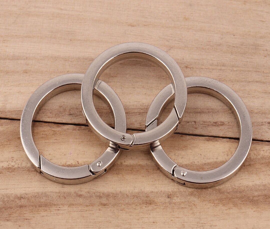 1.25 32mm Inner Flat Spring O Ring Round Clasp Spring O Ring Clasp ...
