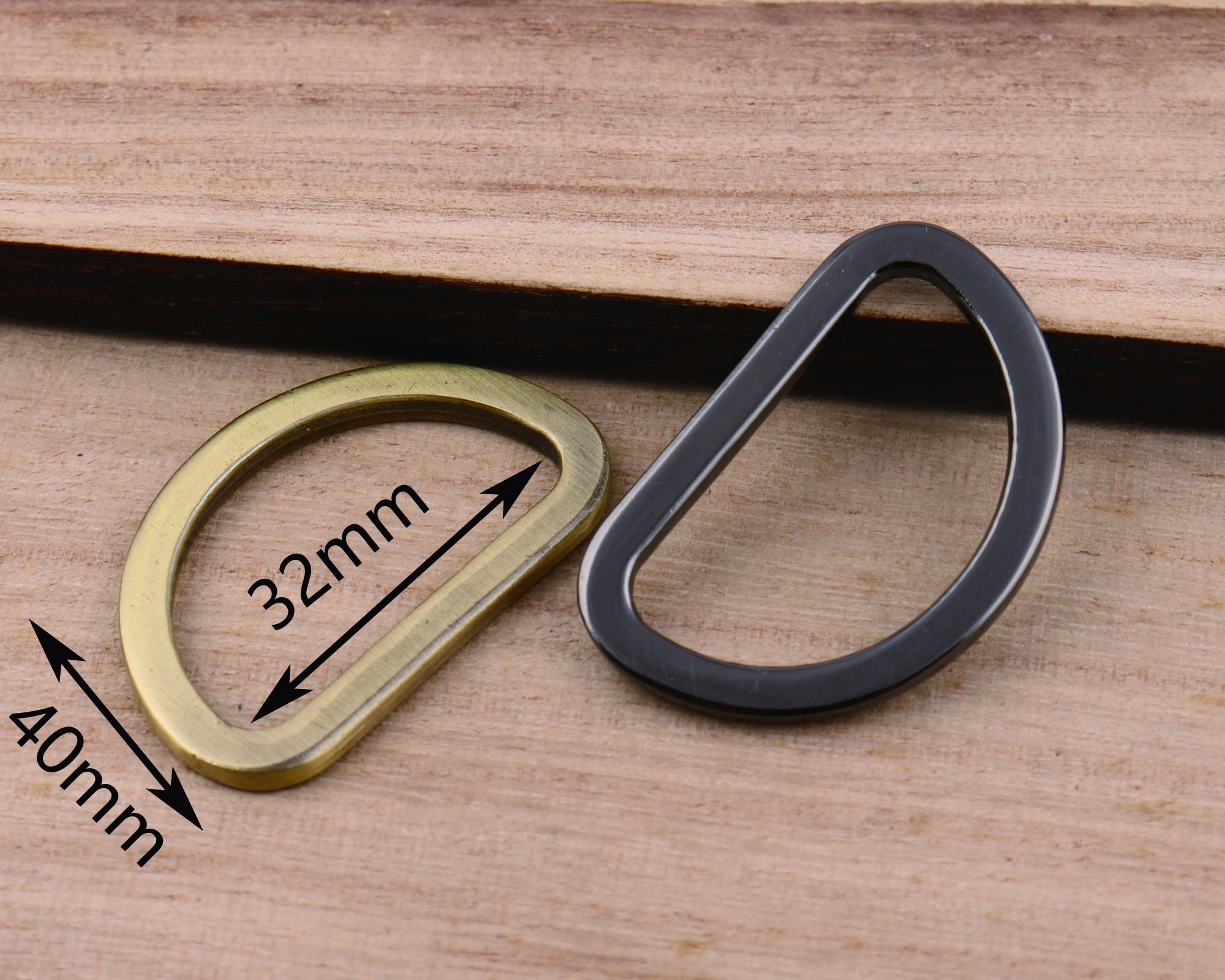 1.2532mm inner Metal D Rings D-Shaped Metal Buckles | Etsy