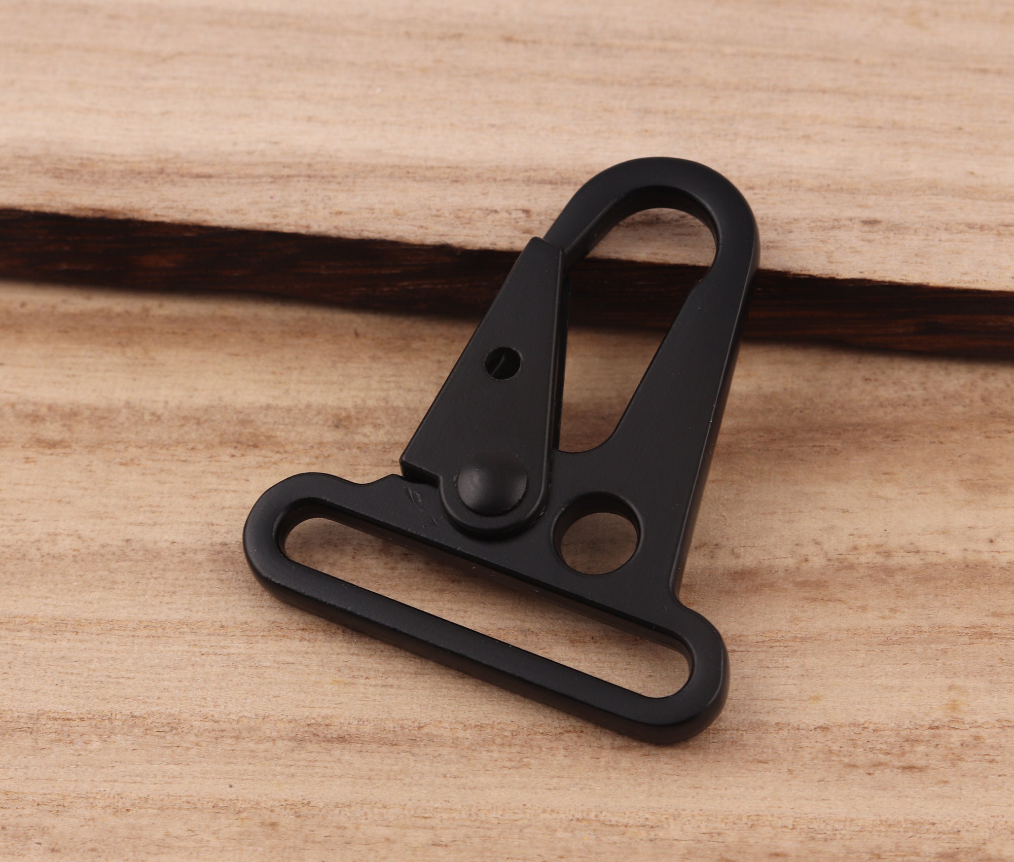 1.538mm Inner Matte Black Metal Snap Hook Swivel Clasp Strap Hooks ...