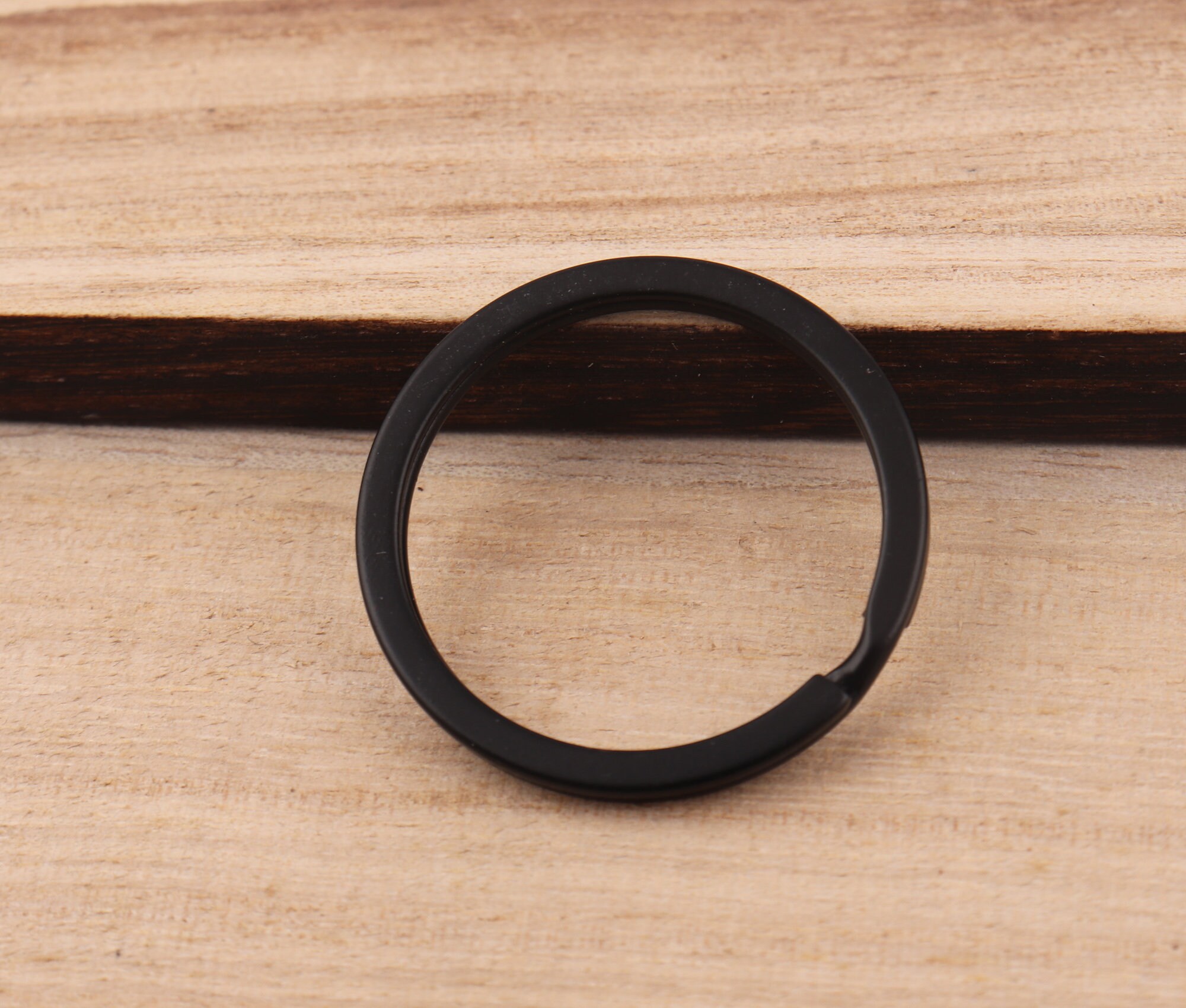 32mm Outer Round Shaped Split Ring Connectors Flat Keyring Split Jump ...