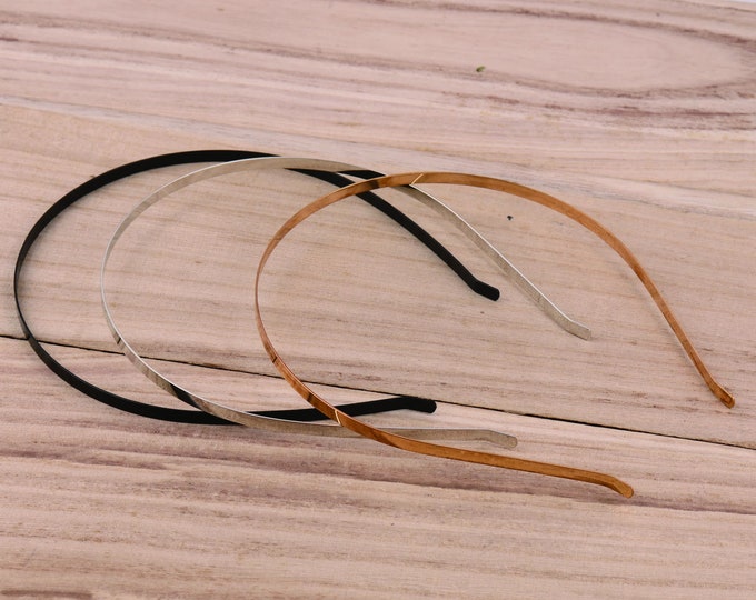 10pcs 6mm Copper Headbands,metal Headband, Plain Headband, Hair Hoop ...