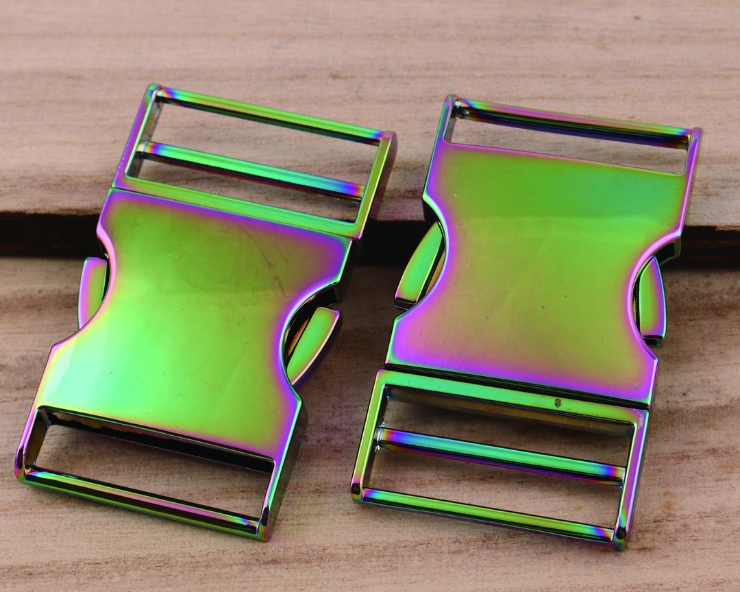 1.2532mm Inner Metal Rainbow Side Release Belt Buckle Metal Side Quick ...