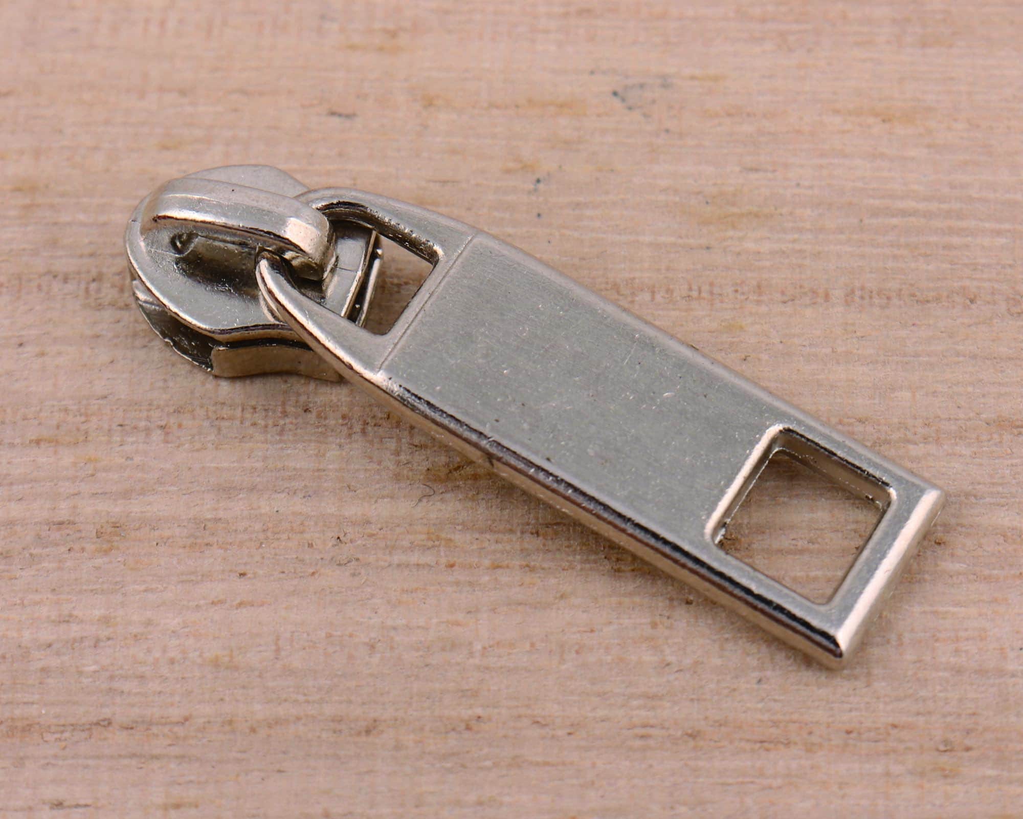 Metal 5 Zipper Head Zipper Slider Head for Zipper Teeth Replacement Bag ...