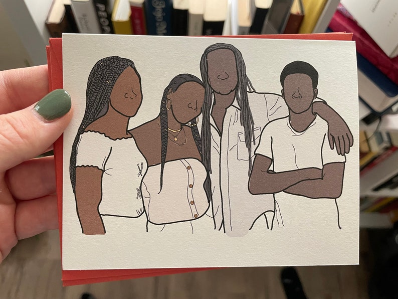 12 People Custom Family Portrait - Etsy