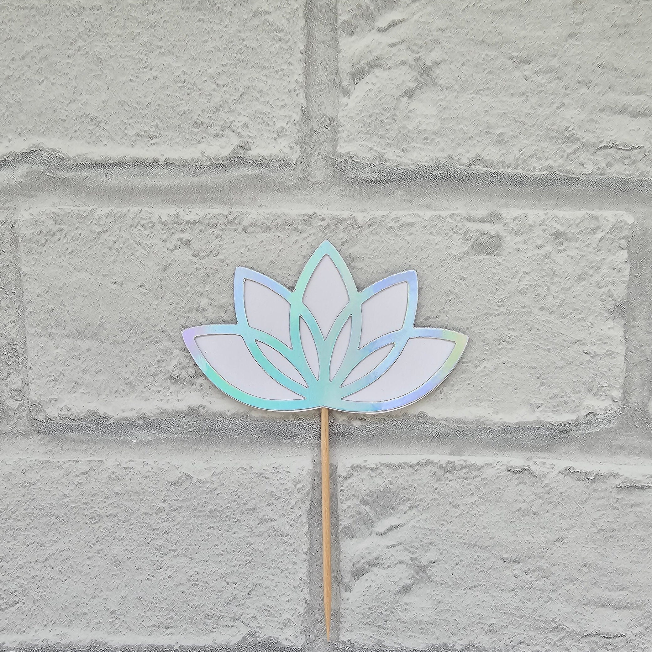 Vietnamese Lotus Flower Cupcake Topper Lotus Cake Topper Etsy UK