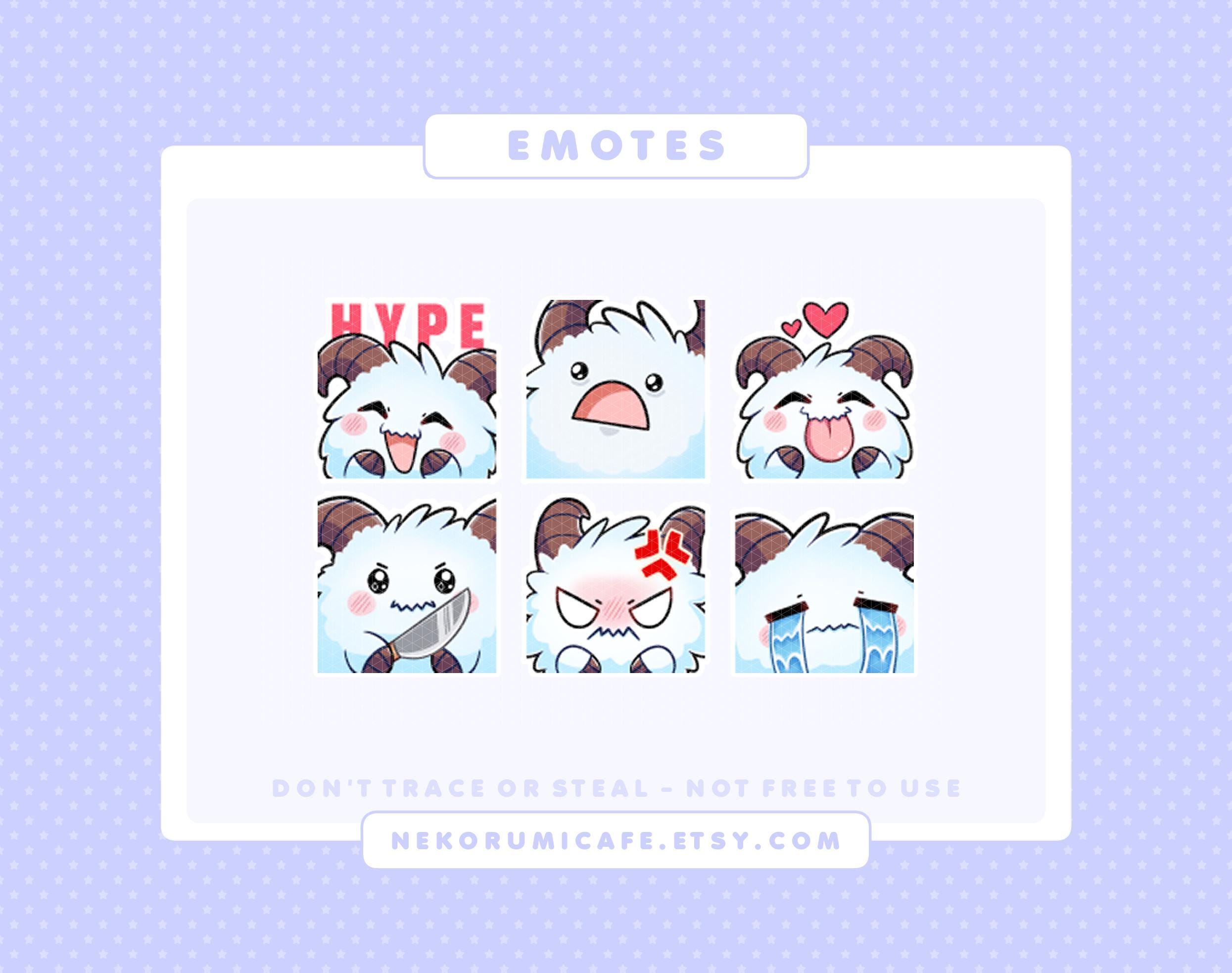 6x Poro Emotes | League of Legends | LOL | Discord | Youtube | Twitch ...