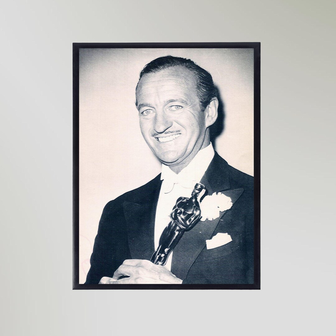 David Niven (1959) Print Poster Picture Gift in Various Sizes Unframed ...