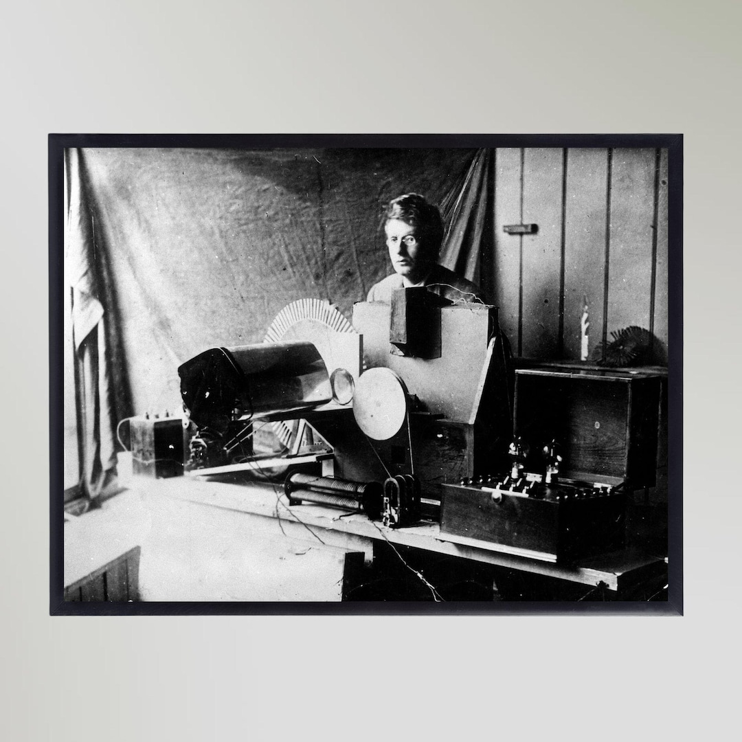 John Logie Baird (1926) Print Poster Picture Gift in Various Sizes ...