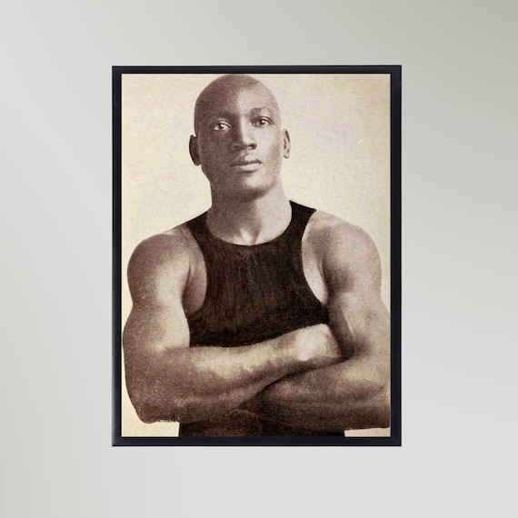 Jack Johnson Boxer Poster