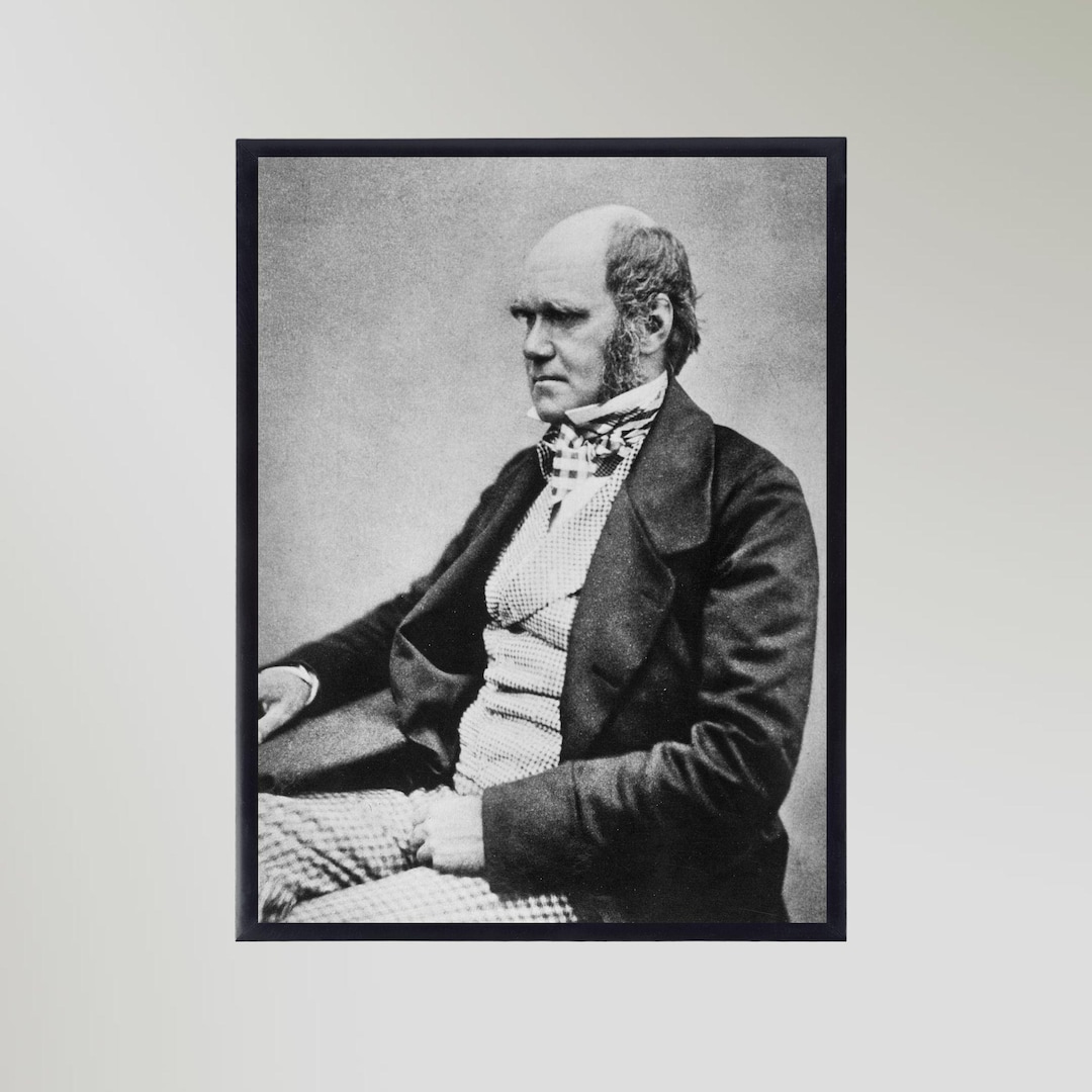 Charles Darwin Portrait Print Poster Picture Gift in Various Sizes ...