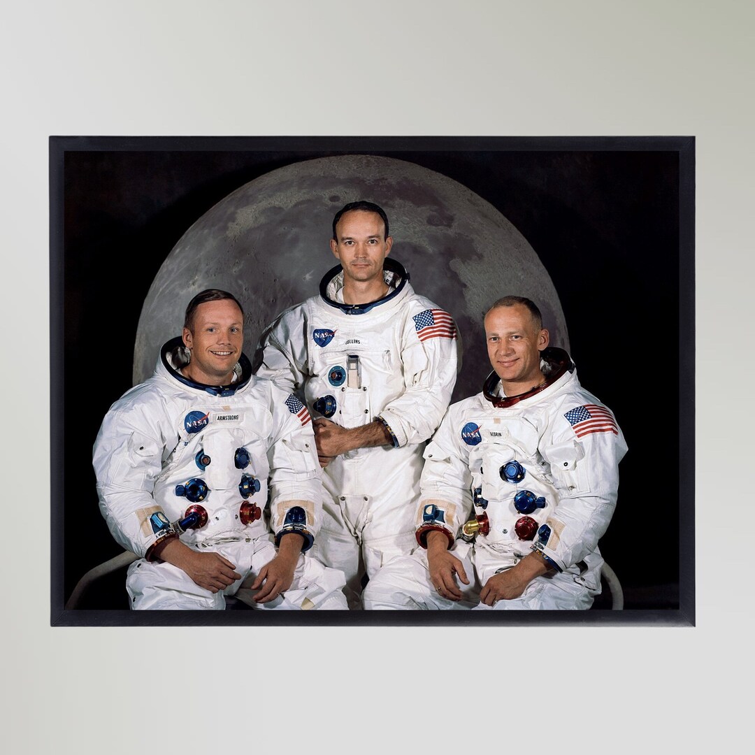 Apollo 11 Crew (1969) Print Poster Picture Gift in Various Sizes ...