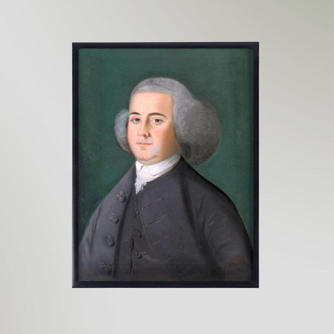 John Adams Painting (1766) Portrait Print Poster Picture Gift in ...